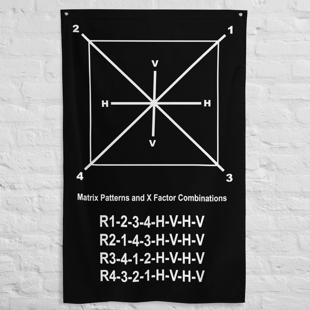 Matrix Flag with X Factor Sample (34 1/2" X 56") – Pekiti Tirsia ...